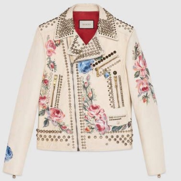 Gucci | Jackets & Coats | Gucci Super Rare Biker Leather Jacket | Poshmark